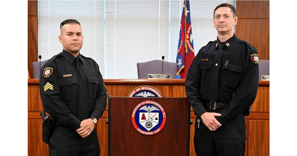 Woodbridge Promotes New Police Captain; Sergeant | Woodbridge/Carteret ...
