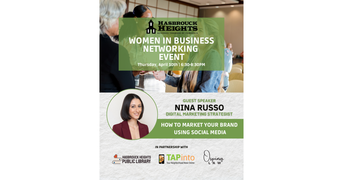 Sign up for the 2025 Kickoff of the Hasbrouck Heights Women in Business ...