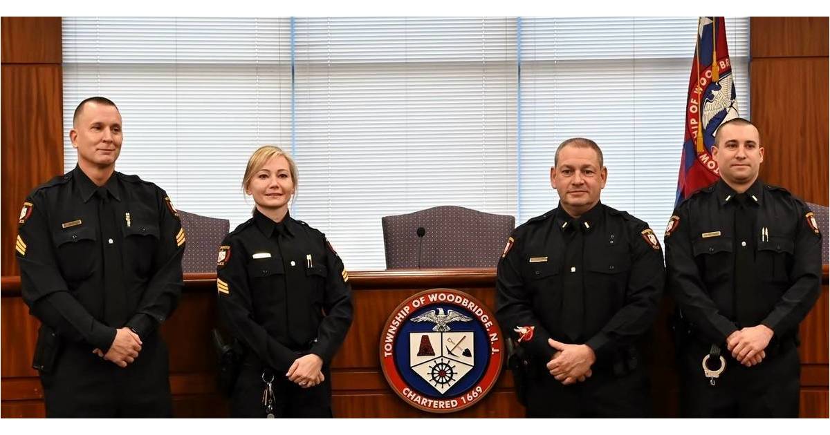 Woodbridge Promotes Two Police Lieutenants, Two Sergeants | Woodbridge ...