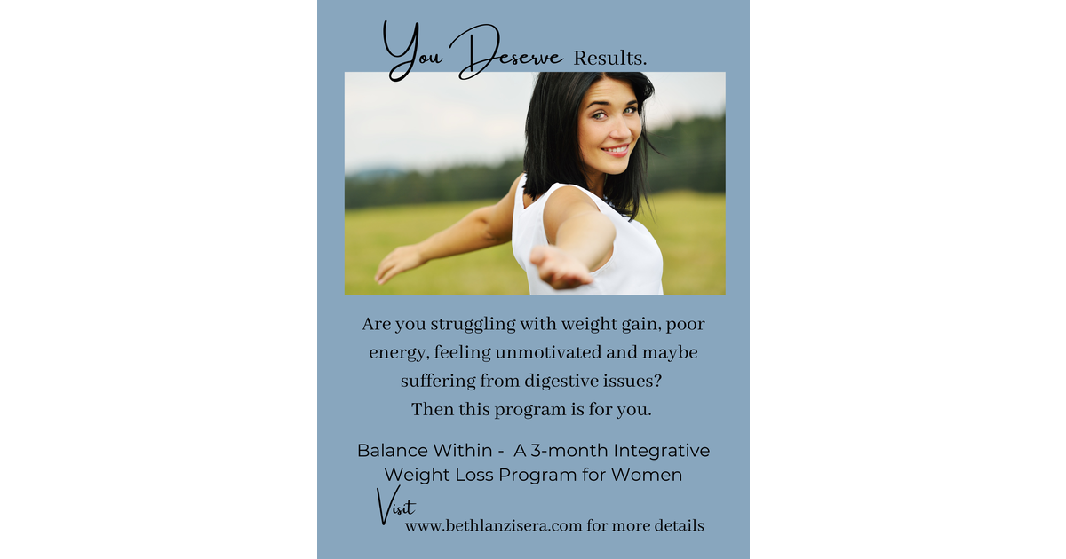 Cranford Dietitian Beth Lanzisera RDN Launches Weight Loss Program for ...