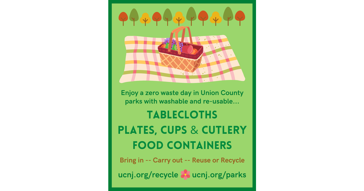 Enjoy Union County Parks, the Zero Waste Way | Plainfield, NJ News TAPinto