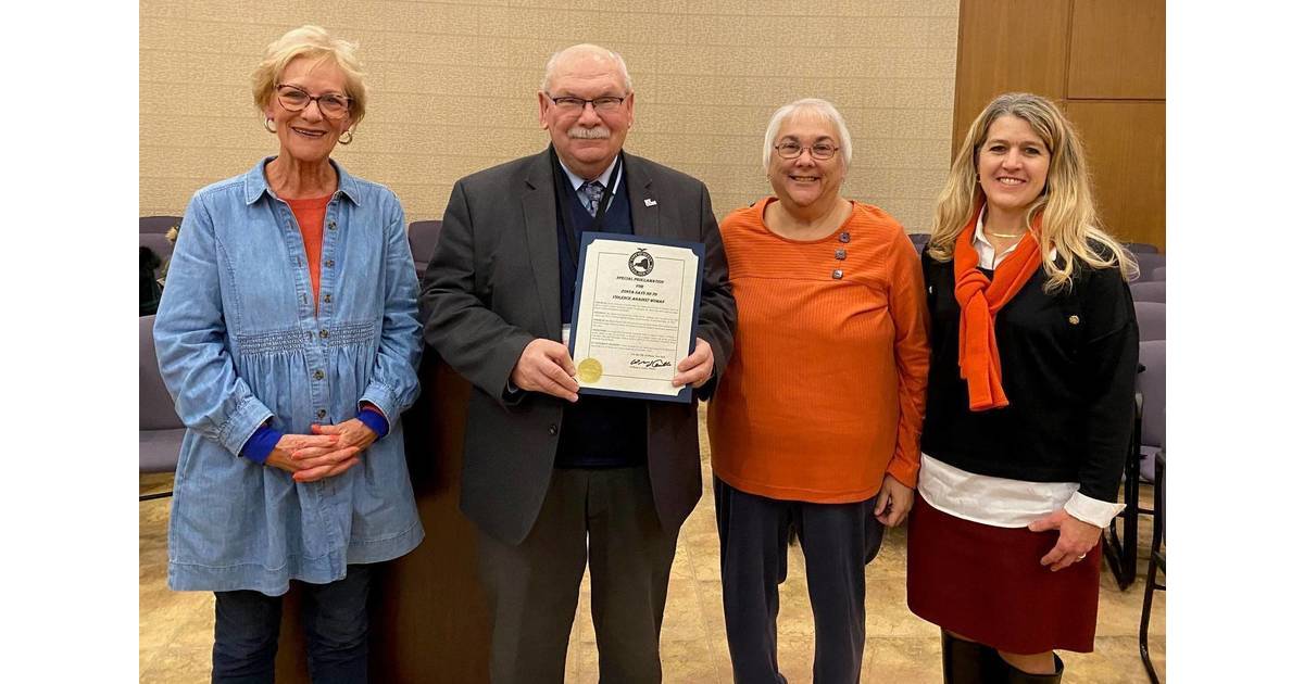 Olean Honors Zonta for Efforts to Curb Domestic Violence | Greater ...