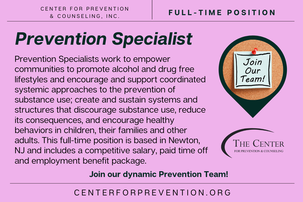 Full-Time Prevention Specialist with The Center for Prevention ...