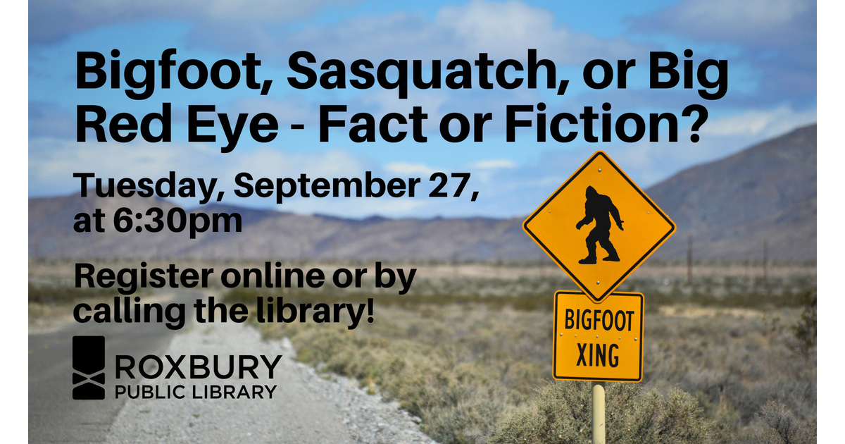 Bigfoot, Sasquatch, or Big Red Eye - Fact or Fiction? | TAPinto | TAPinto