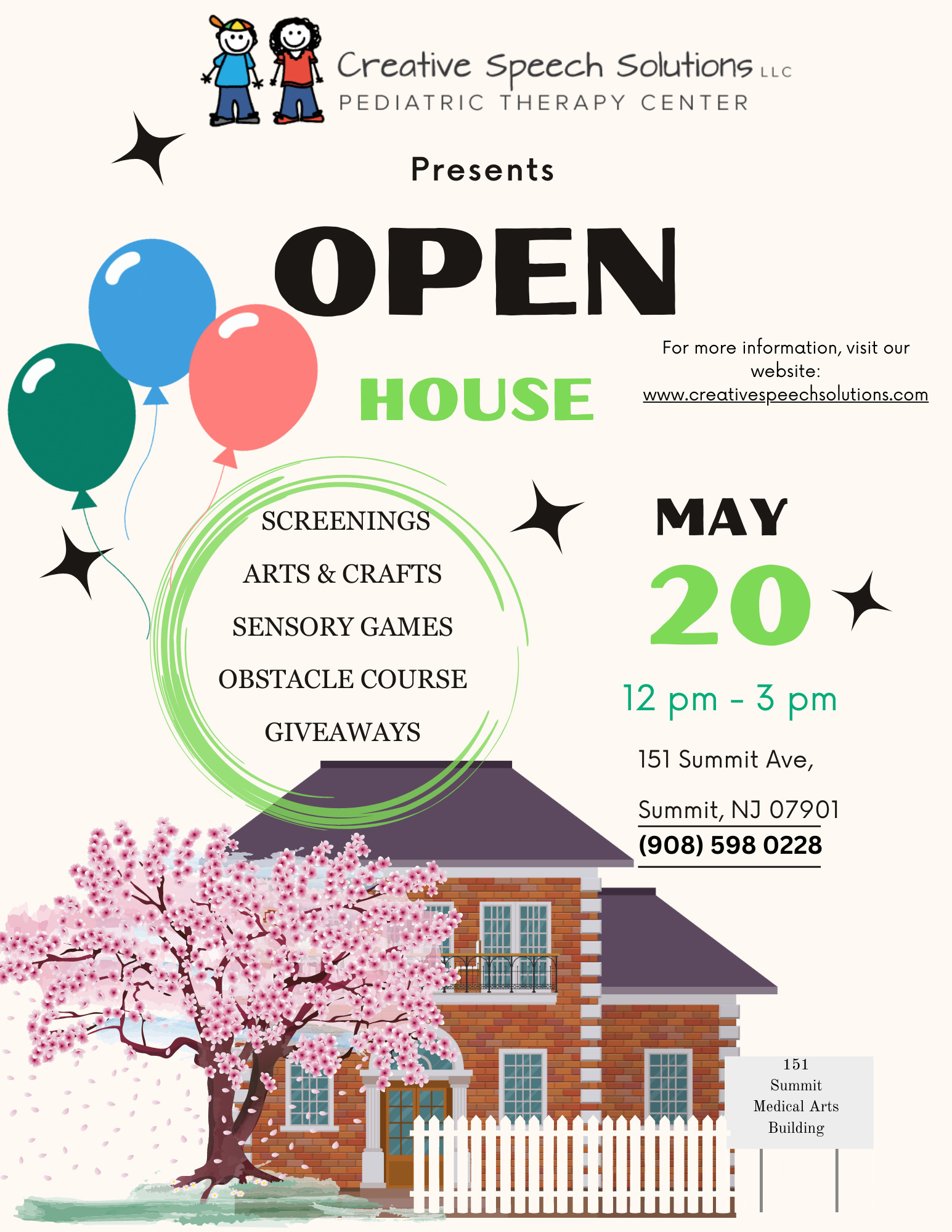 Creative Speech Solutions, LLC Pediatric Therapy - Open House | TAPinto ...