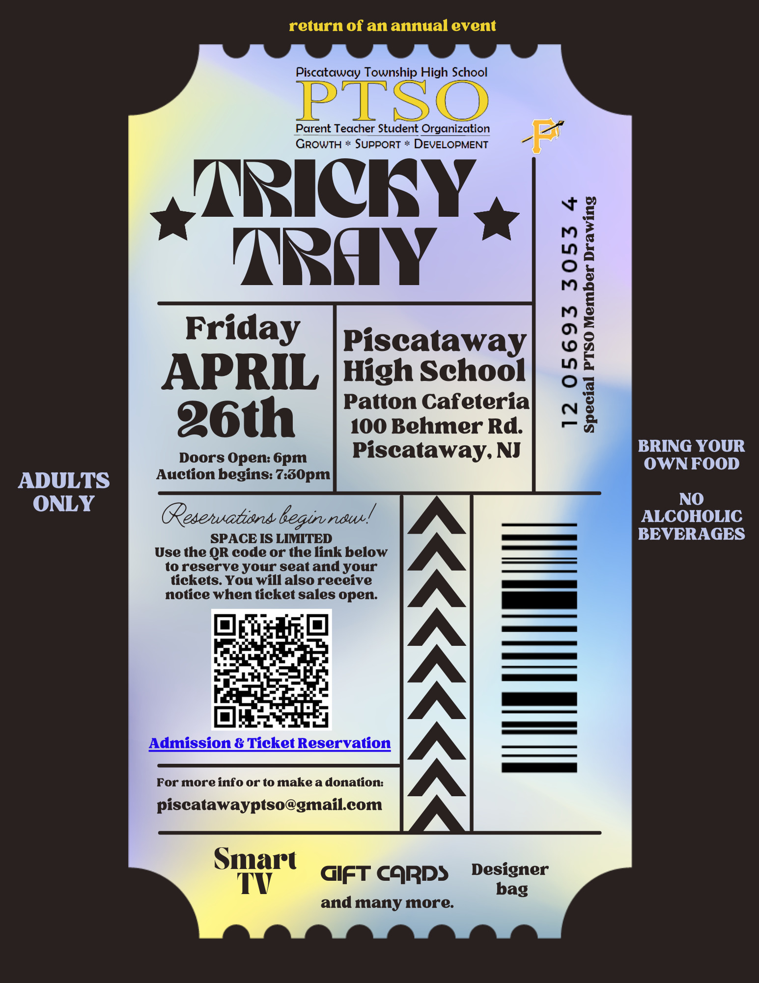 Piscataway High School PTSO Tricky Tray | TAPinto | TAPinto