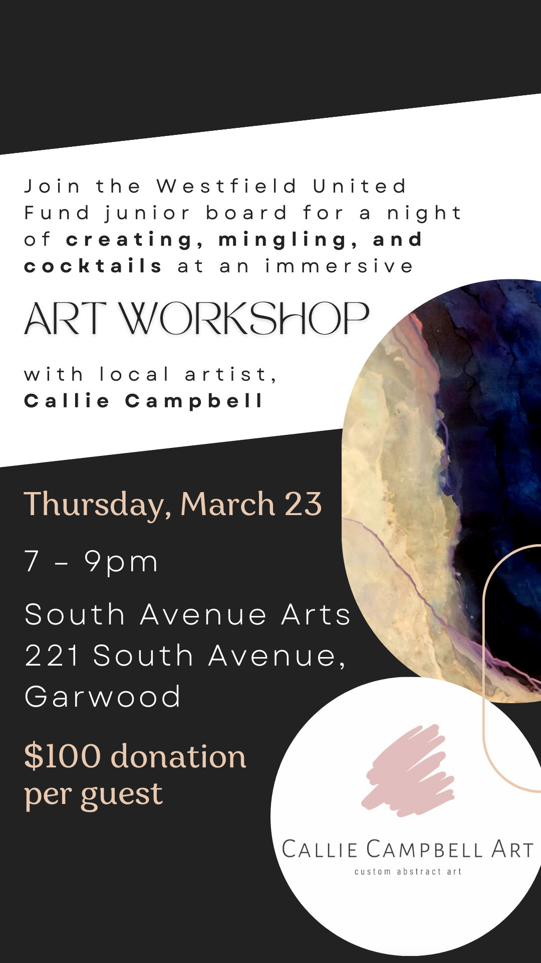 Art Workshop with Callie Campbell | TAPinto | TAPinto
