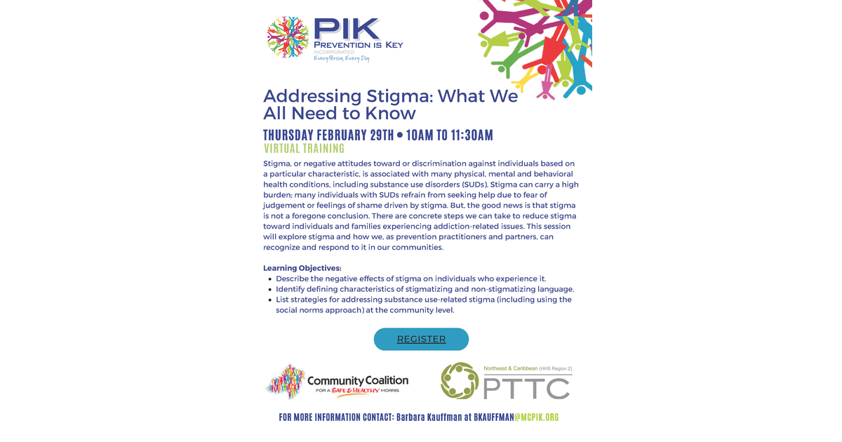 Addressing Stigma: What We All Need to Know | TAPinto | TAPinto