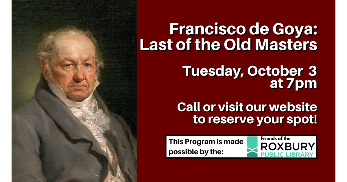 Francisco de Goya: Last of the Old Masters | TAPinto | TAPinto