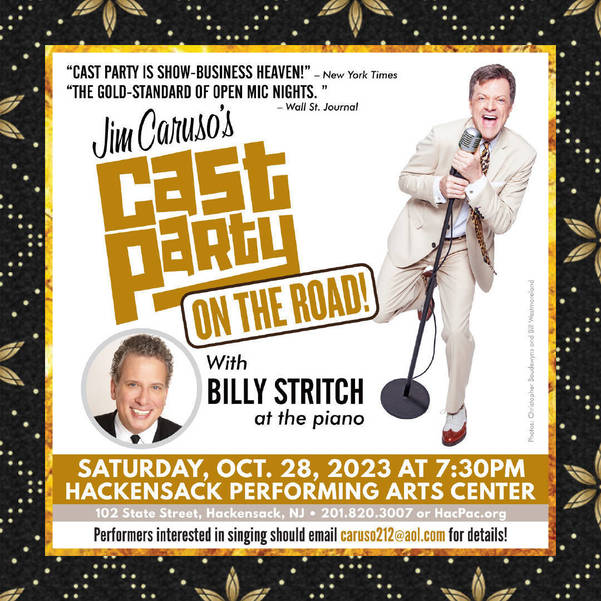 Hackensack Fun...Next Weekend's Plan: "Jim Caruso's Cast Party ...