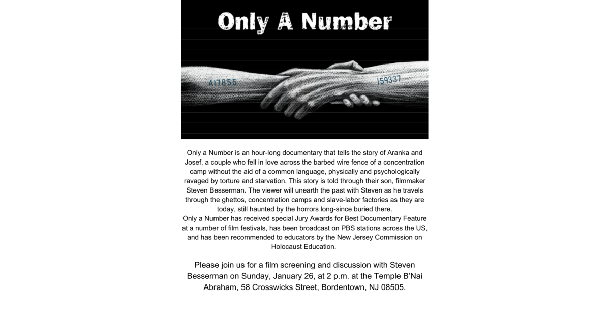 Only a Number with Steven Besserman | TAPinto | TAPinto