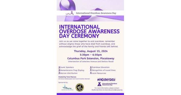 Overdose Awareness Day Flag Ceremony | TAPinto | TAPinto