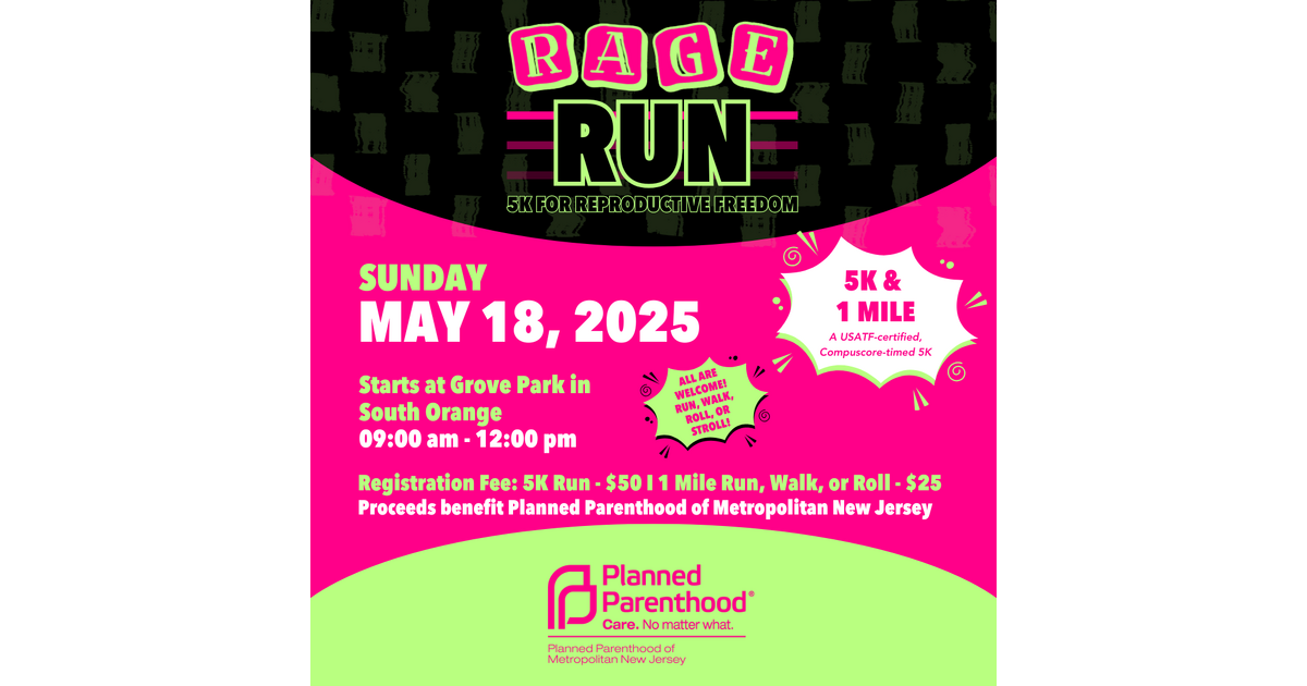 Rage Run: 5K for Reproductive Freedom | TAPinto | TAPinto