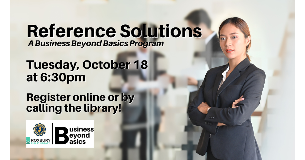 Business Beyond Basics: Reference Solutions | TAPinto | TAPinto