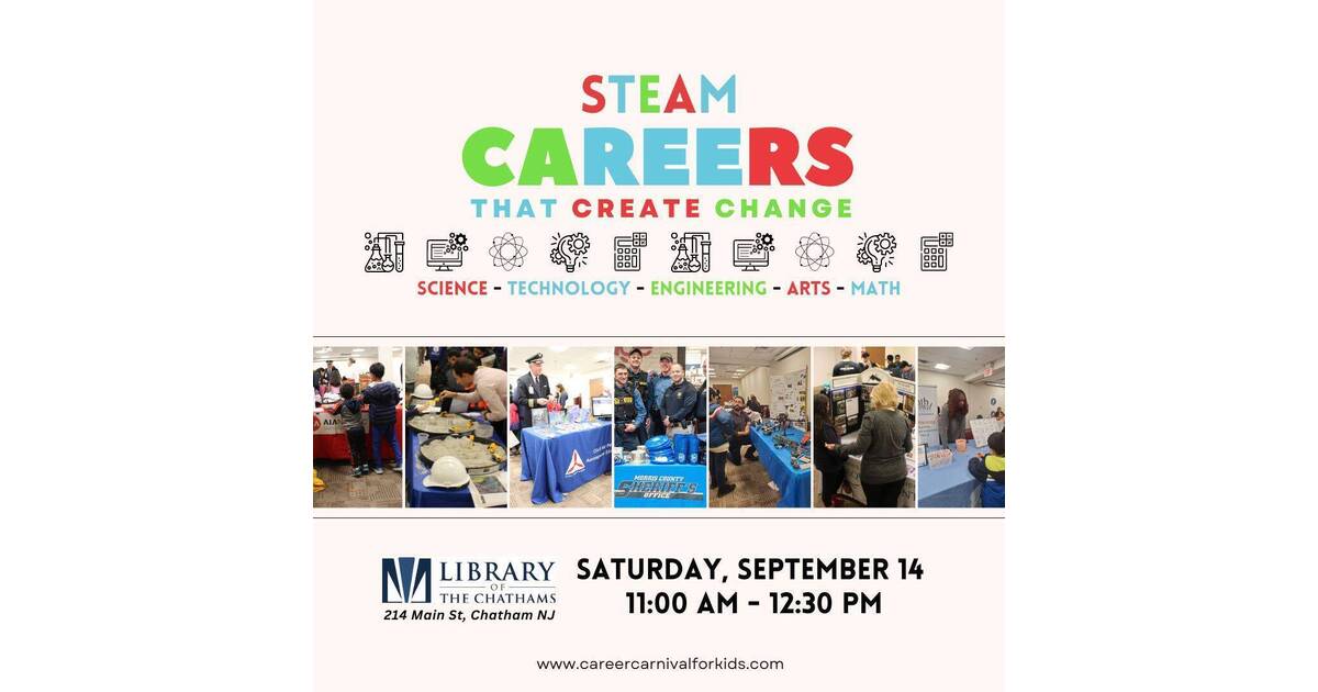 Career Carnival for Kids Presents "STEAM Careers That Create Change" at ...