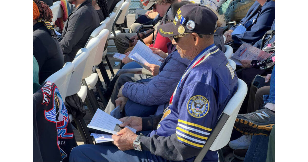 Battleship New Jersey, area veterans honored at Camden Veterans Day ...