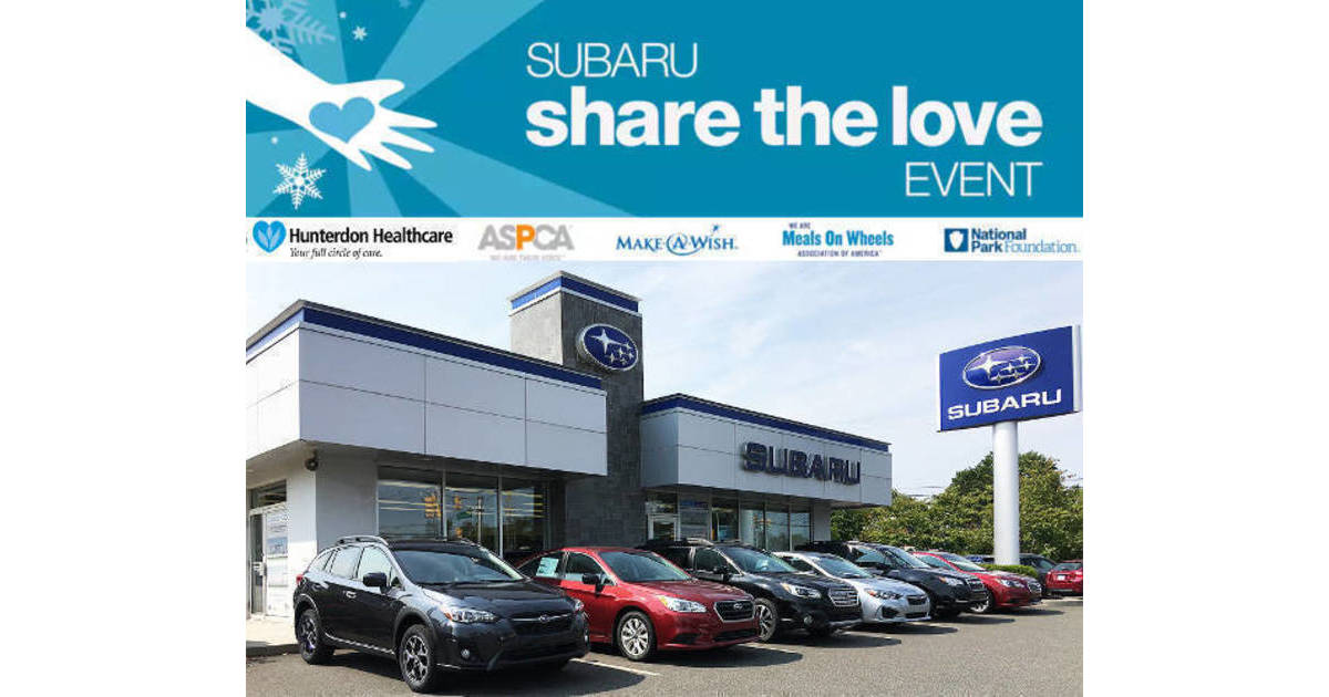 Flemington Suburu's Annual Campaign 'Shares the Love' with Hunterdon ...