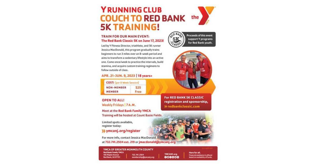 Get Ready for the Red Bank Classic 5k - Train with the YMCA Running ...