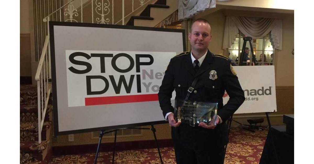 Olean Police Officer Receives Award for Reducing Impaired Driving ...