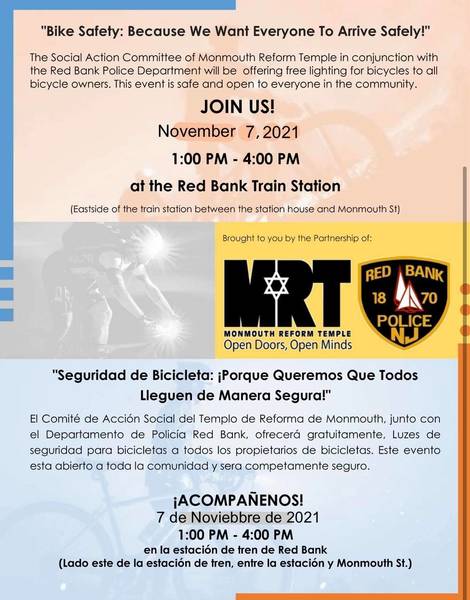 Free Bike Lights Offered by Red Bank Police Department and Monmouth ...