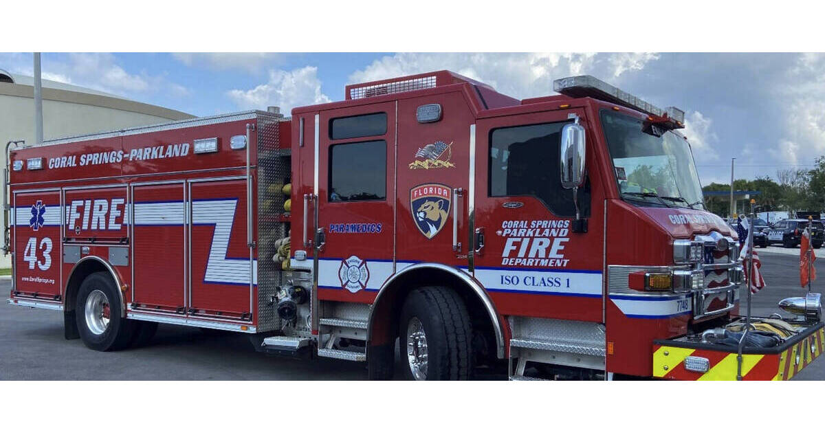 Coral Springs Firefighters Rescue Two Cats from a Residential Fire ...