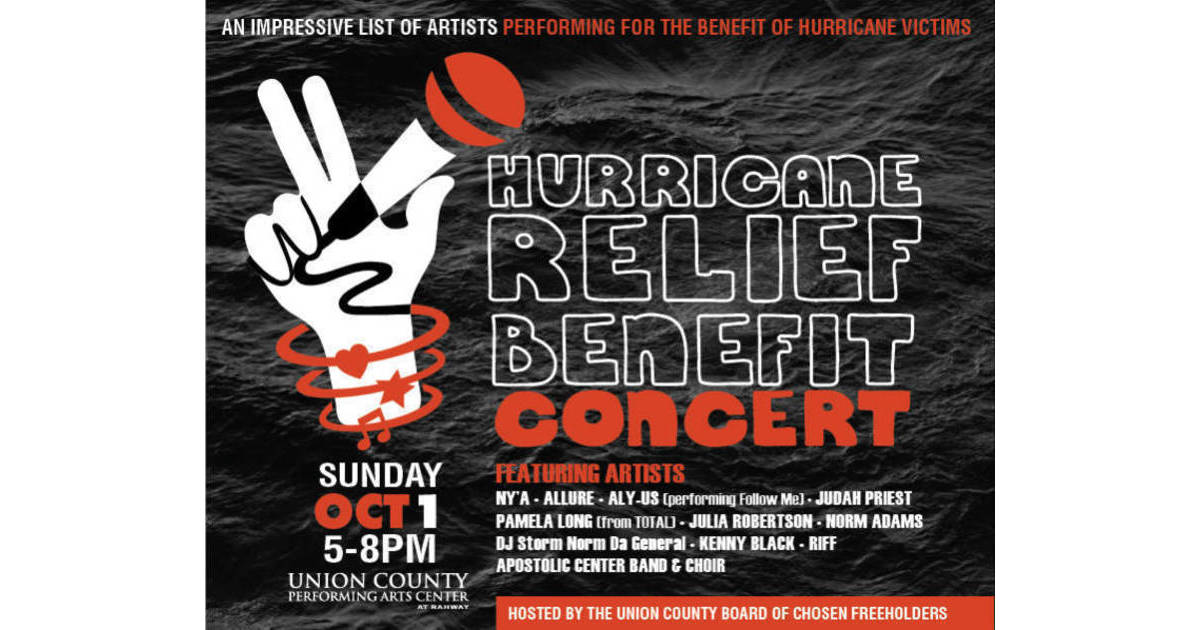 Hurricane Relief Concert this Sunday, October 1 | Plainfield, NJ News ...