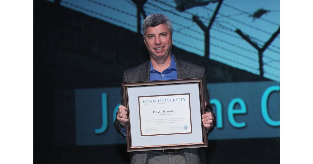 The Human Rights Institute at Kean University recently awarded Evan ...