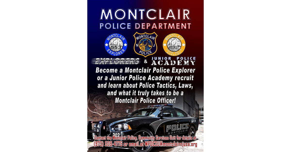 Montclair Police Youth Programs Available | Montclair, NJ News TAPinto