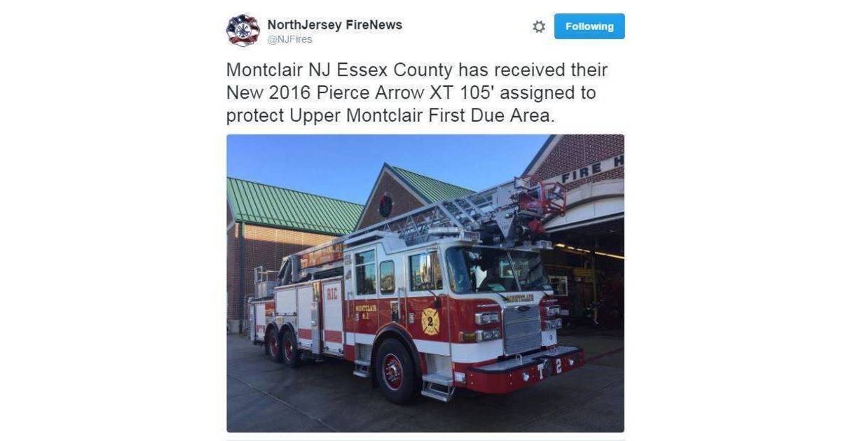 Montclair Firefighters Put New Ladder Truck on the Road | Montclair, NJ ...
