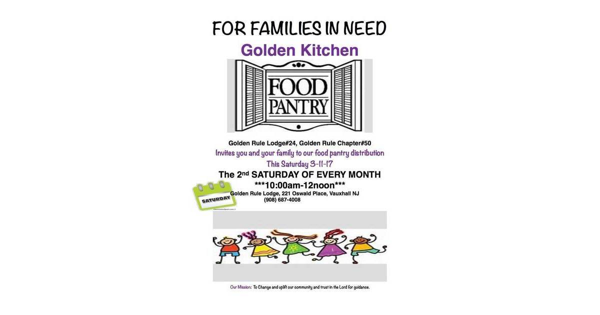 Golden Rule Food Pantry | Union, NJ News TAPinto