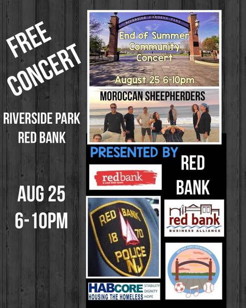 Red Bank End of Summer Free Concert in Riverside Gardens Park | Red ...
