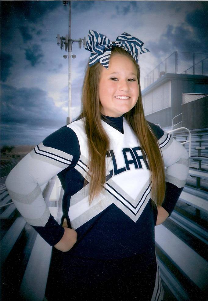 Eighth Grade Cheerleaders