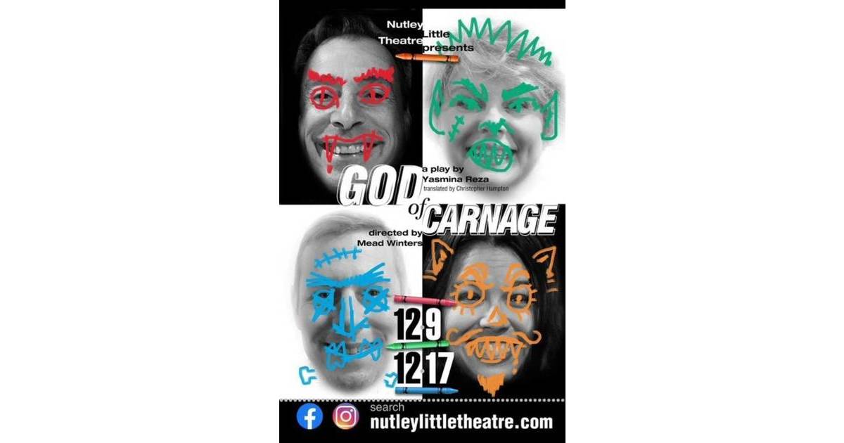 Yasmina Reza's 'God of Carnage' Opens at Nutley Little Theatre December ...