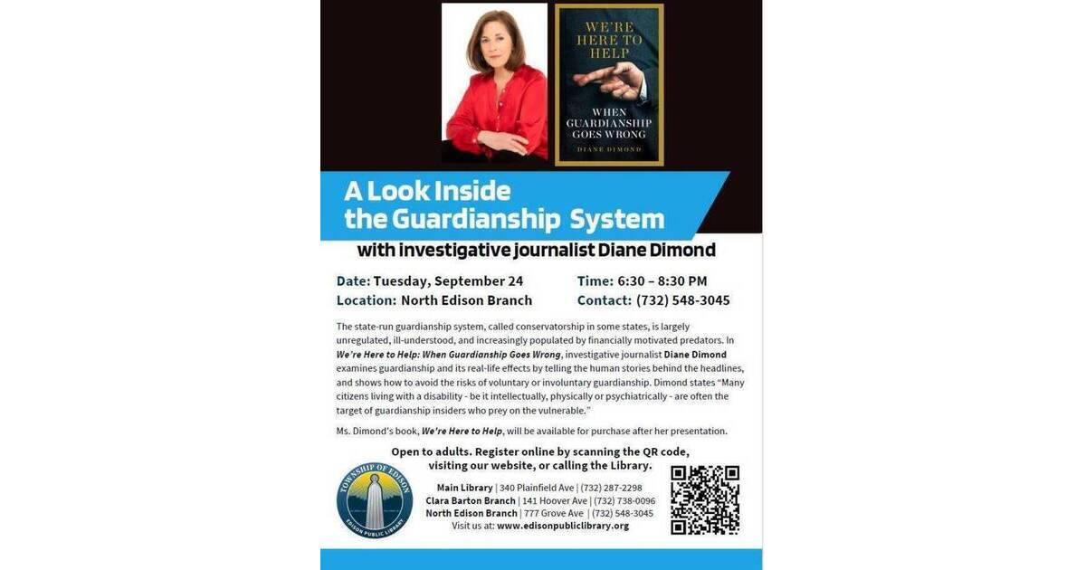 A Look Inside the Guardianship System at the Edison Public Library ...