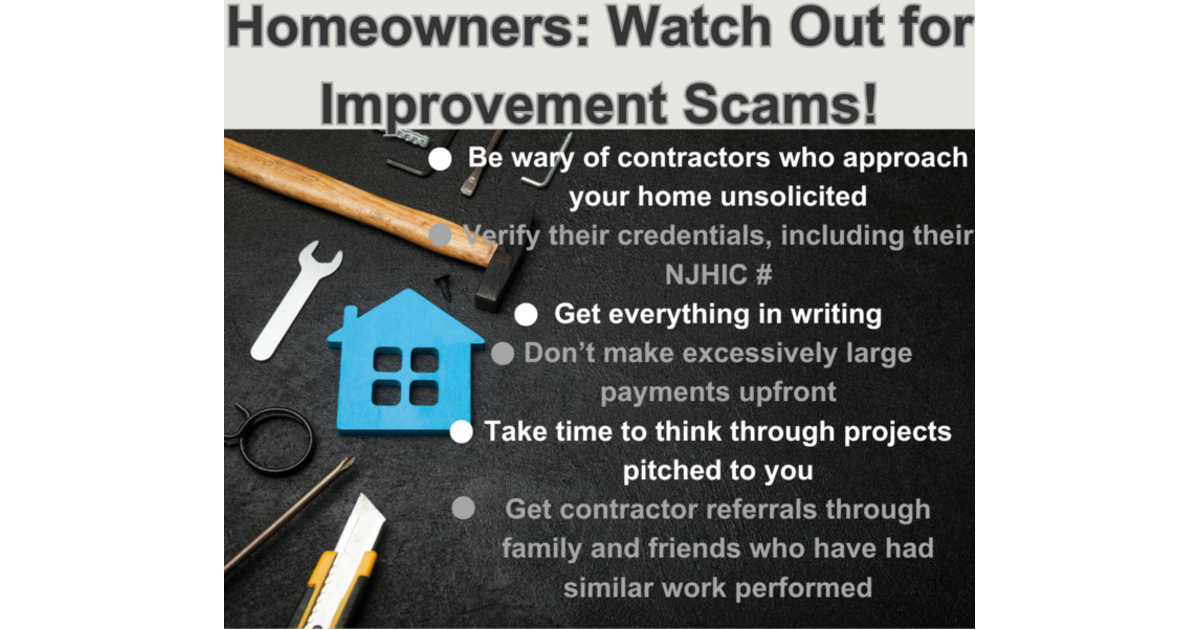 Madison Homeowners Urged to Be on Alert for Home Improvement Scams ...