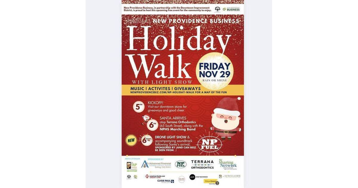 New Providence Holiday Walk to Light Up the Season Friday, Nov. 29 ...