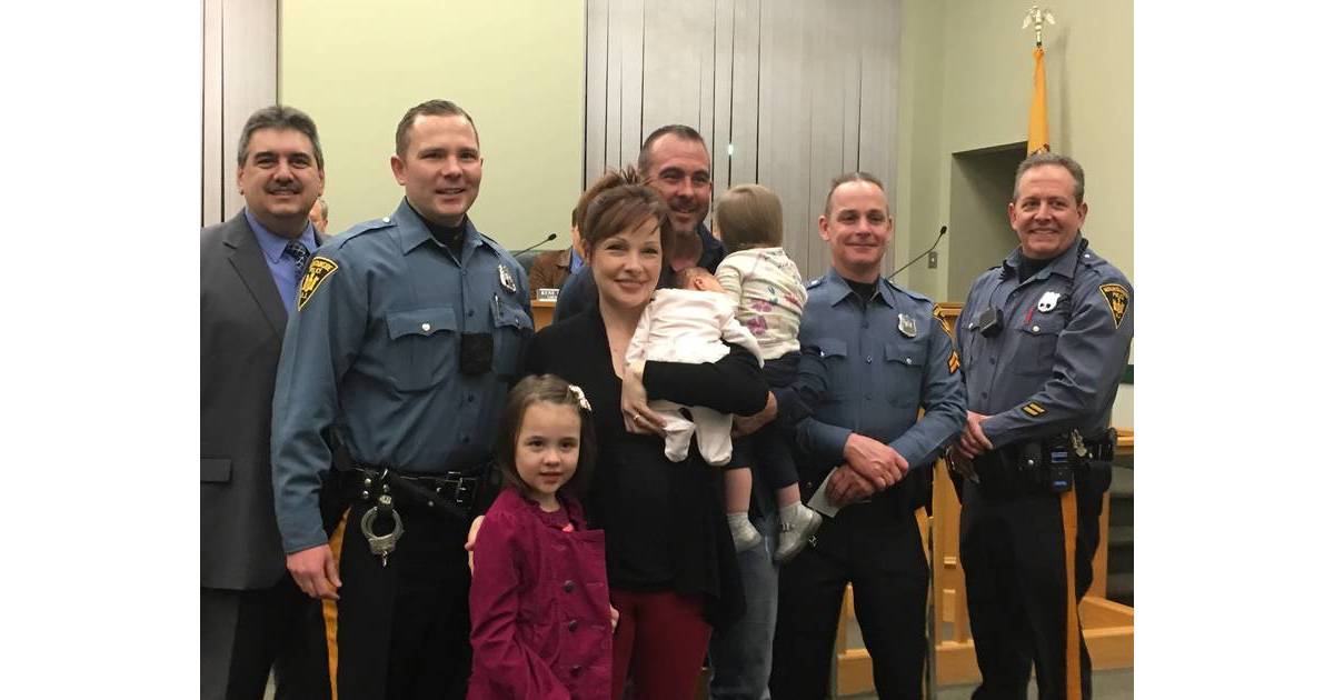 Mountainside Police Officers Honored and Reunite with Family after ...