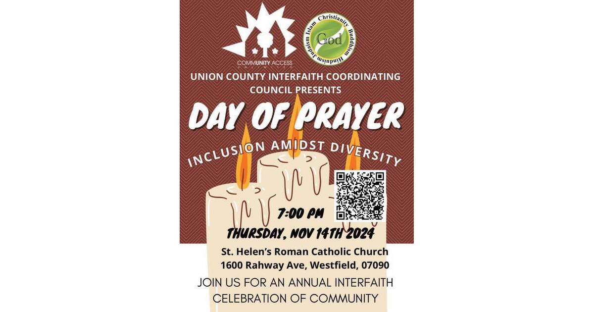St. Helen’s in Westfield to Host 2024 Union County Day of Prayer ...