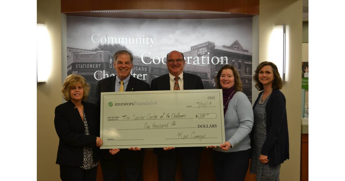 Chatham Senior Center receives Grant from Investors Savings | Chatham ...