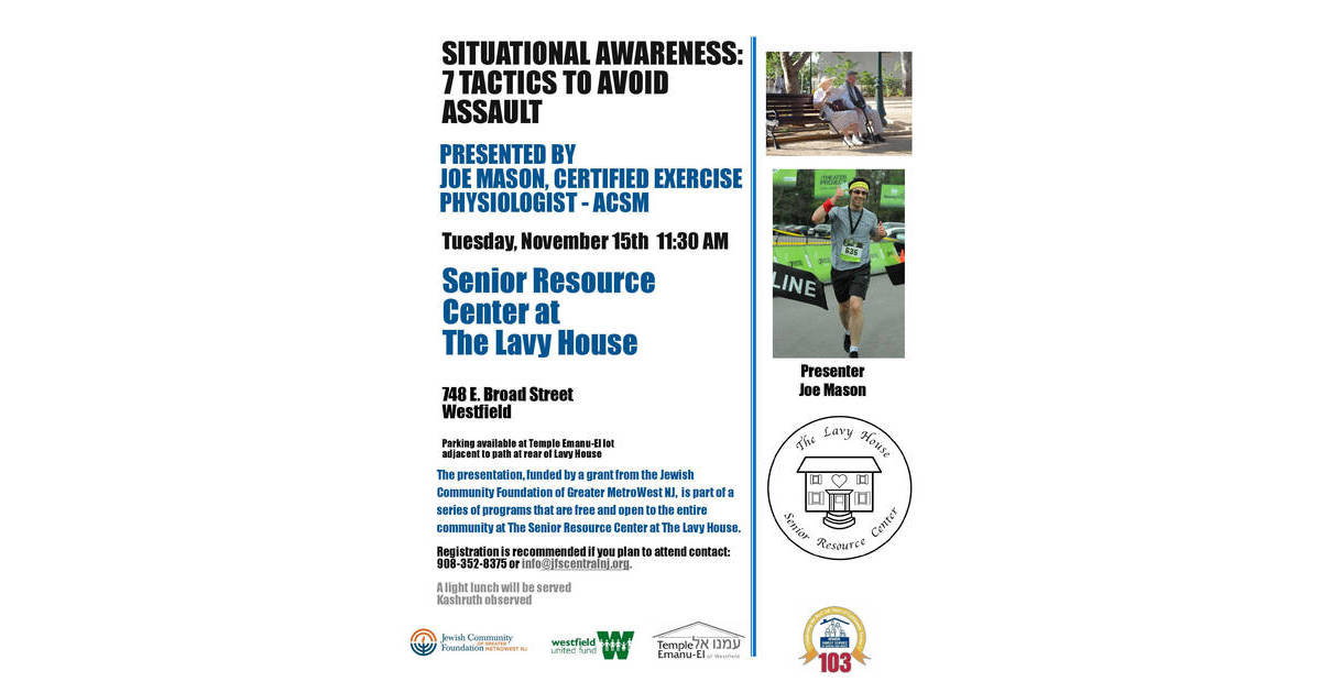 Free Presentation on Situational Awareness: How to Avoid Assault at ...