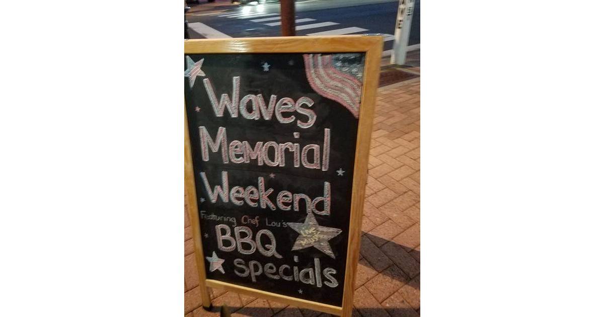 Waves on Main: Memorial Day Weekend Barbecue, Restaurant Style | Belmar ...