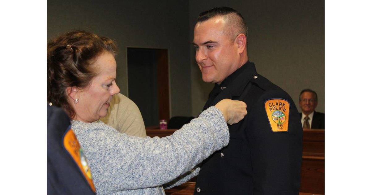 Paul Sosnowski Sworn-in to Clark Police Department | Clark, NJ News ...