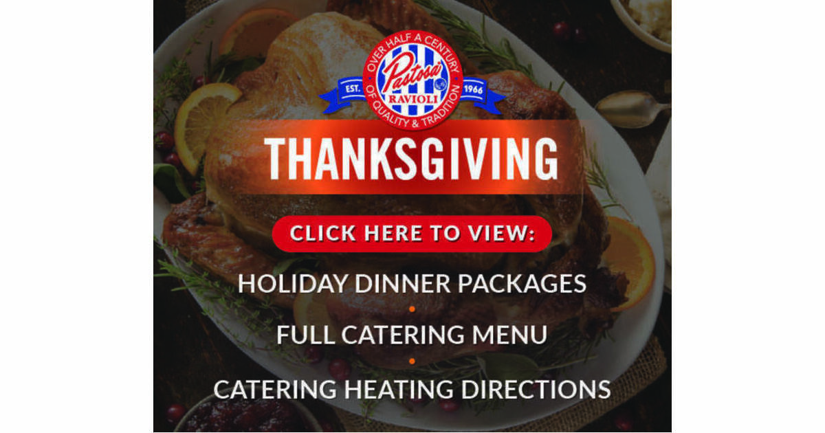 Pastosa Ravioli is Ready for Thanksgiving! | Clark, NJ News TAPinto ...