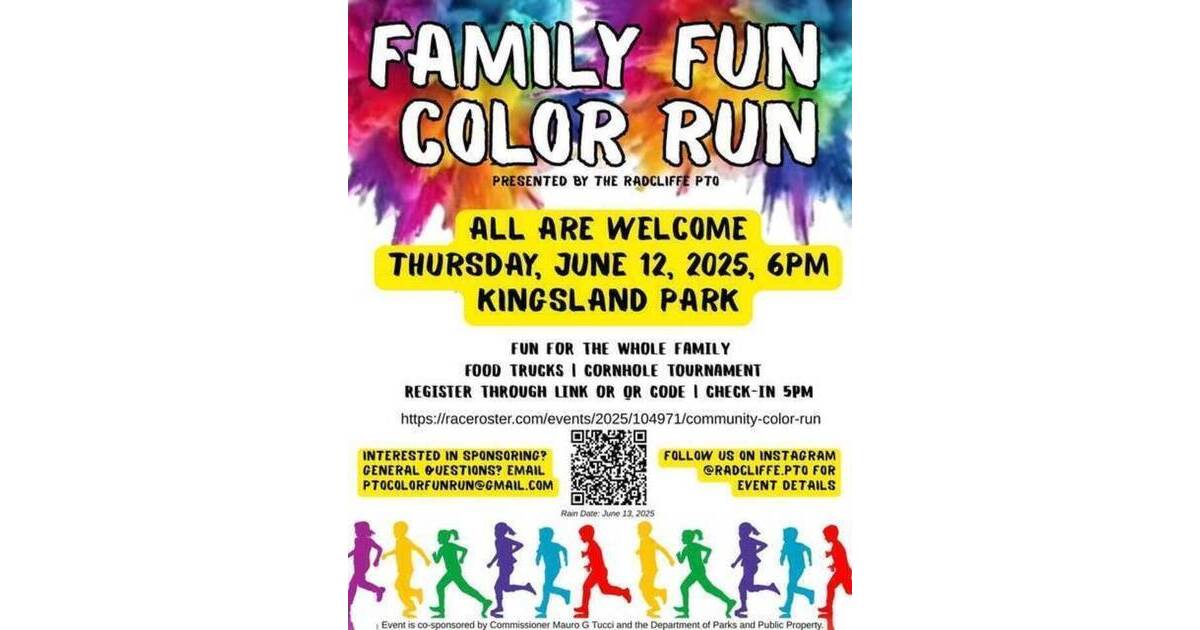 Deadline Tonite at 8 p.m. for Thursday's Nutley Family Fun Color Run ...