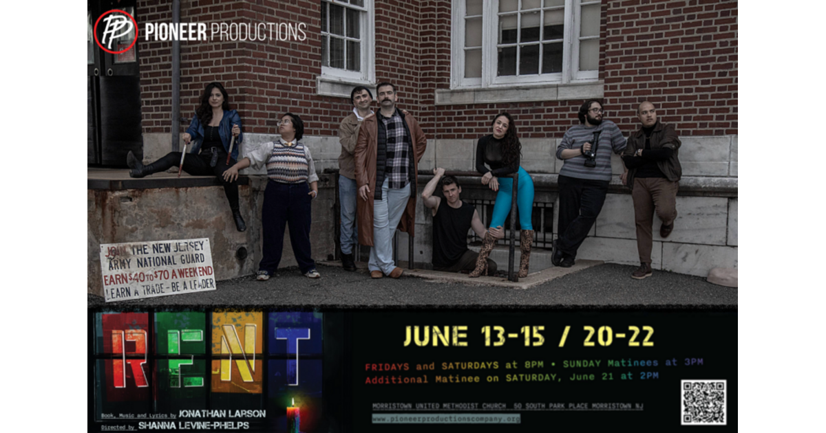 Pioneer Productions Announces its upcoming production of RENT; Shows ...