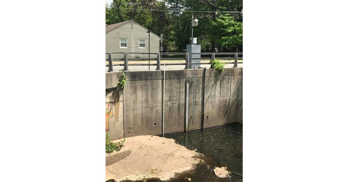 First Of Several River Gauges Installed On Peckman River | Passaic ...