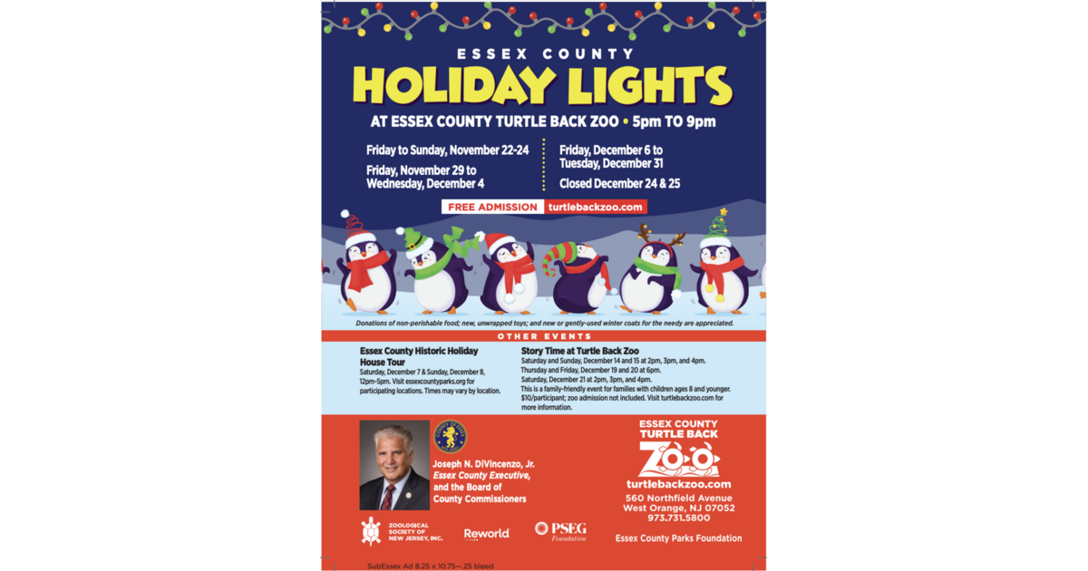 Turtle Back Zoo's Annual Essex County Holiday Lights Spectacular Opens ...