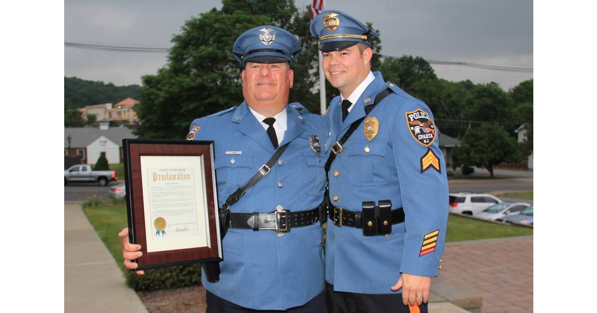 Two Sparta Police Officers Honored at Township Council Meeting | Sparta ...
