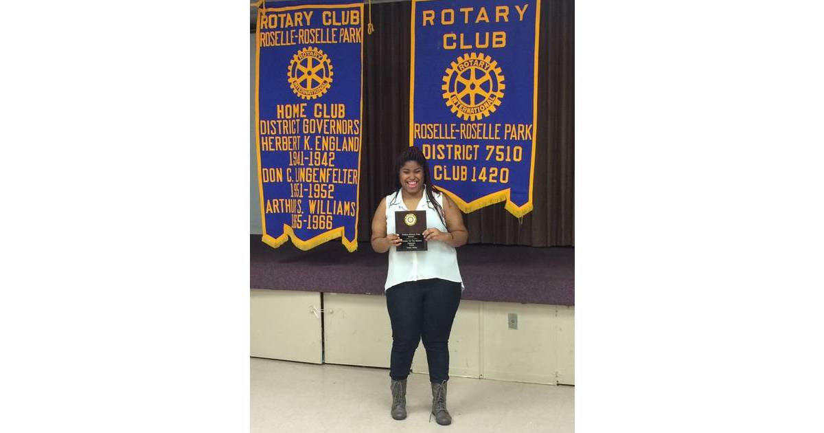 Tamia Keyes Named Student of the Month by Roselle-Roselle Park Rotary ...