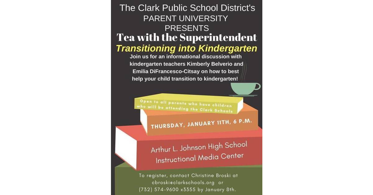 Reminder: Clark Public School District to Hold 'Transitioning Into ...